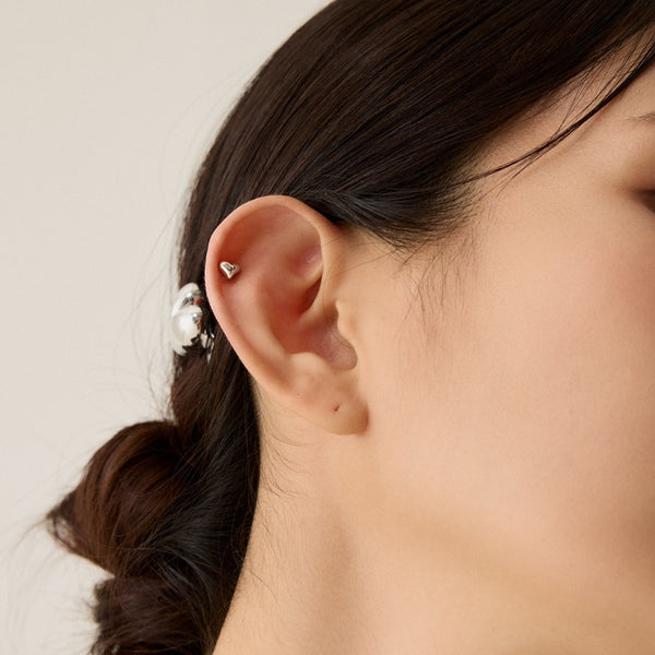 サージカル ボリューム ハート ベーシック スクリュー ピアス [シングル] / SURGICAL VOLUME HEART BASIC PIERCING [Single] | アモンズ