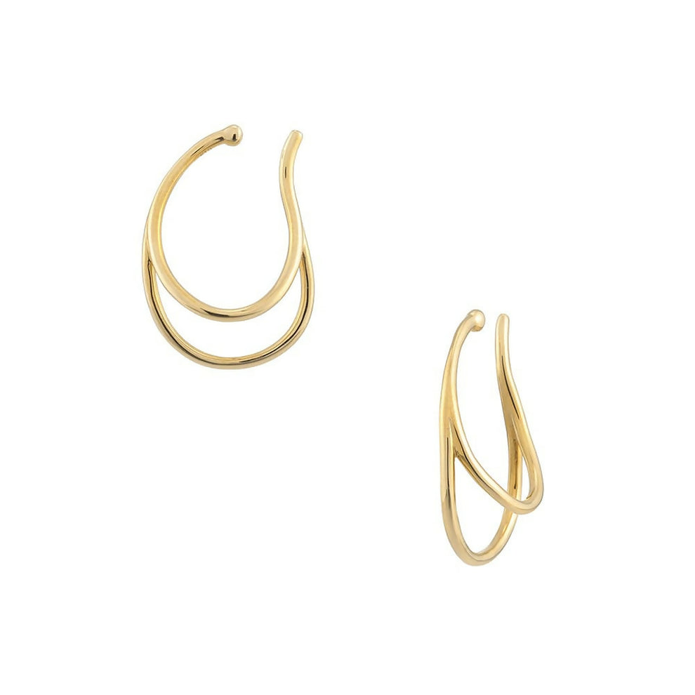 K10 モダンイヤーカフ / 10K Modern Earcuff | アモンズ – amondz